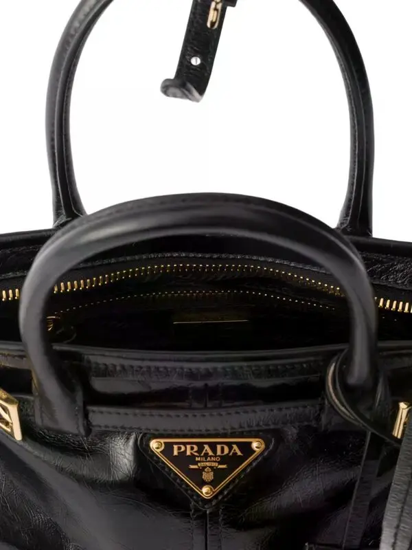Prada Bonnie Leather Mini-bag - Black