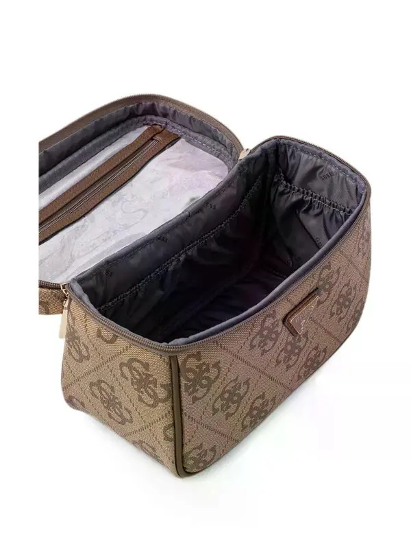 Guess Berta 4g Logo-print Monogram Make Up Bag