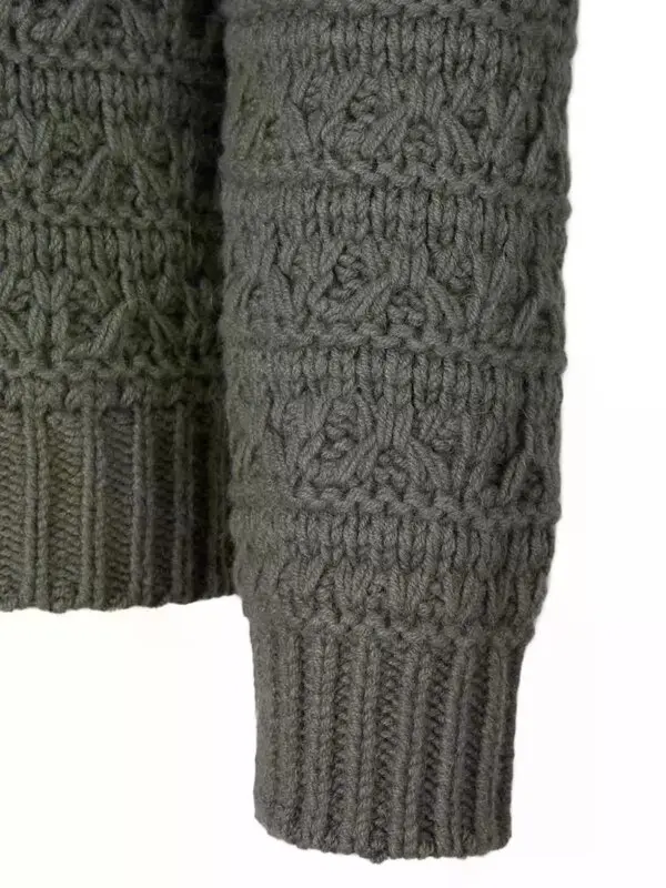 Canali Cable-knit Sweater