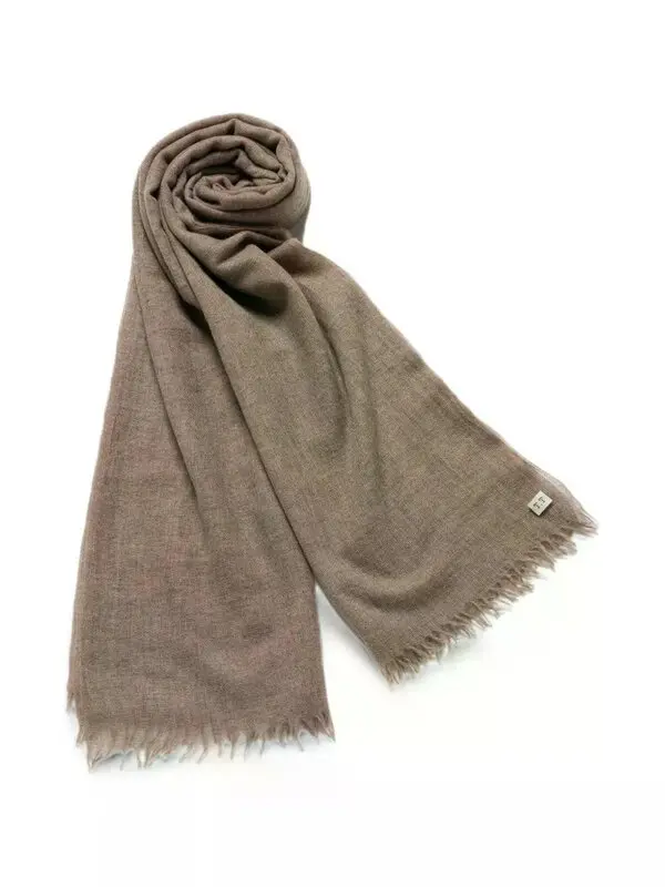 TAIGA TAKAHASHI Fringed Cashmere Scarf