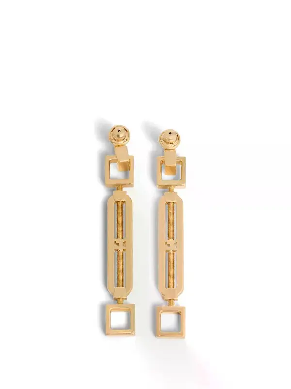 Dsquared2 Metal Bar Earrings