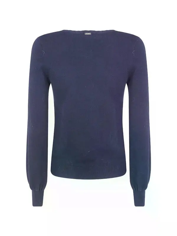 TWINSET Scalloped-edge Fine-knit Sweater