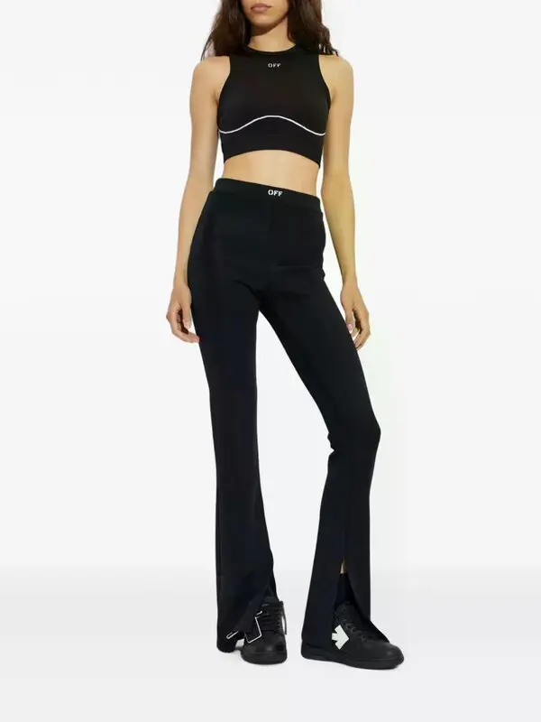 Off-White Split-hem Flared Trousers