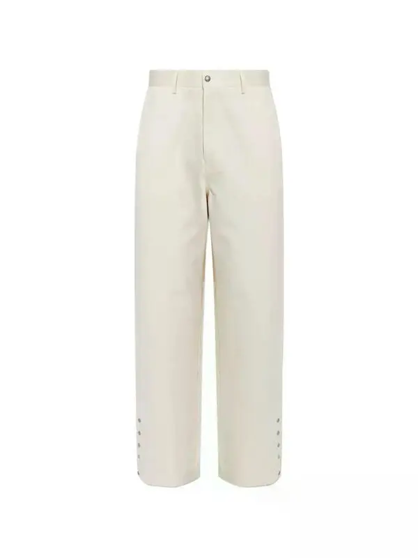 Palm Angels Press-stud Straight-leg Trousers - Neutrals