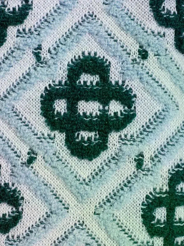 Casablanca Monogram-pattern Wool Sweater