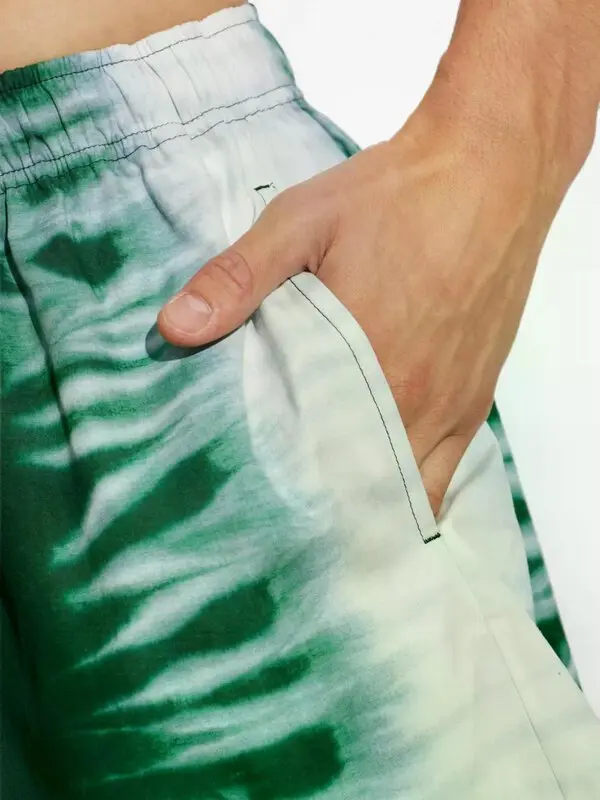 Balenciaga Cotton Tie-dye Shorts