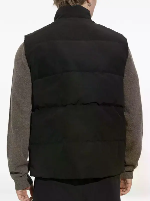 Canada Goose Padded Logo-patch Gilet - Black