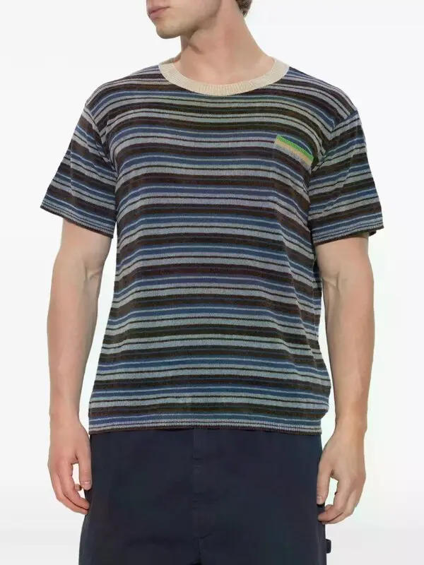 MAISON MARGIELA Striped Short-sleeve T-shirt