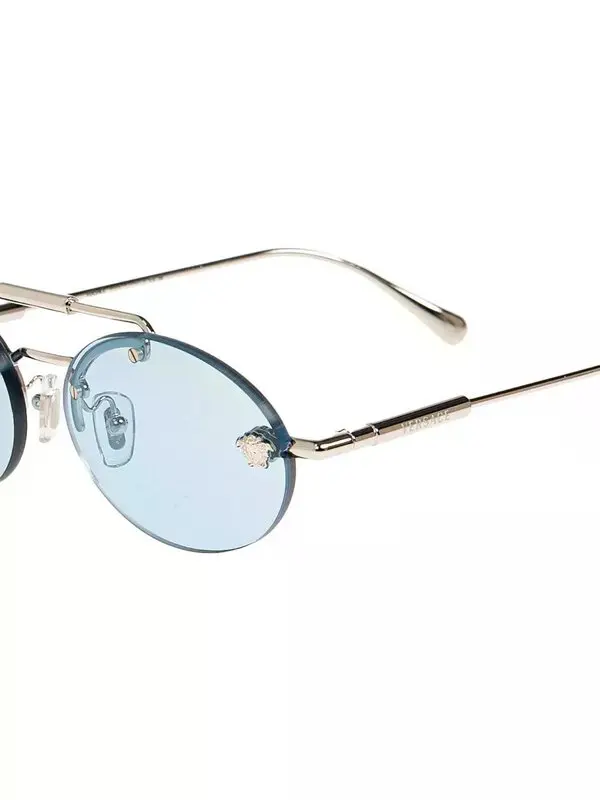 Versace Round-frame Sunglasses - Blue