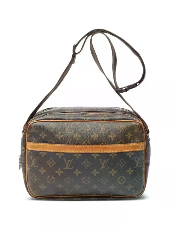 LOUIS VUITTON Monogram Reporter Pm Shoulder Bag - Brown
