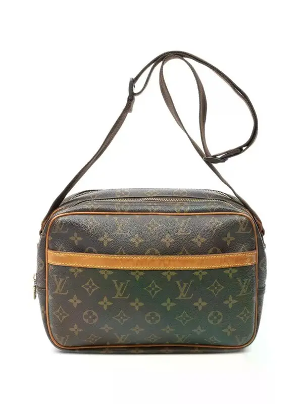LOUIS VUITTON Monogram Reporter Pm Shoulder Bag - Brown