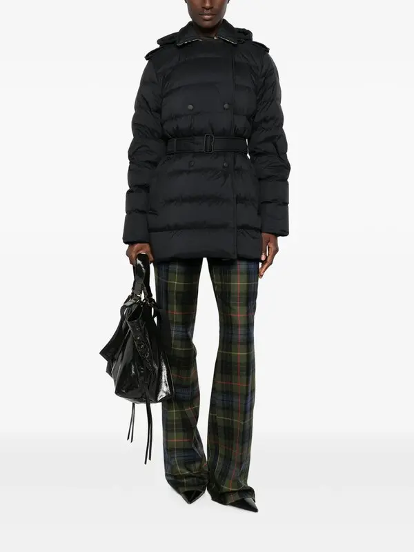 Burberry Belted Quilted Coat