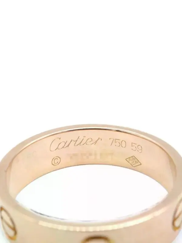 Cartier 18k Rose Gold Love Ring - Pink