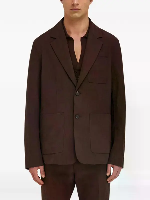 FERRAGAMO Single Breasted Blazer