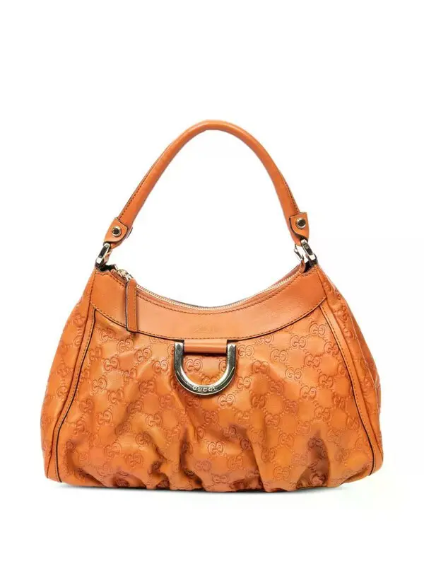 Gucci Guccissima Leather Abbey D-ring Tote Bag - Brown