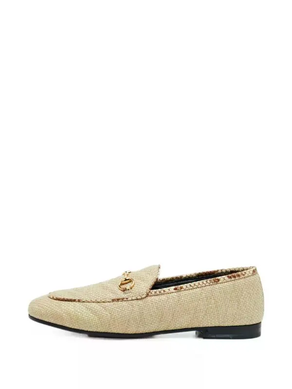 Gucci Jordaan Horsebit Loafers - Neutrals
