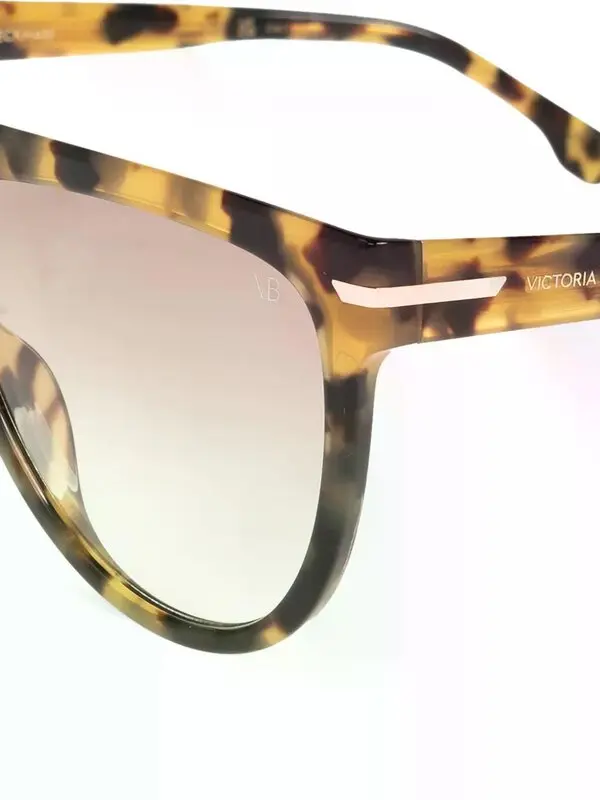Victoria Beckham Tortoiseshell-effect Pilot Sunglasses