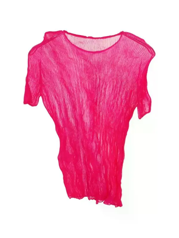 Issey Miyake 2010s Crewneck T-shirt - Pink