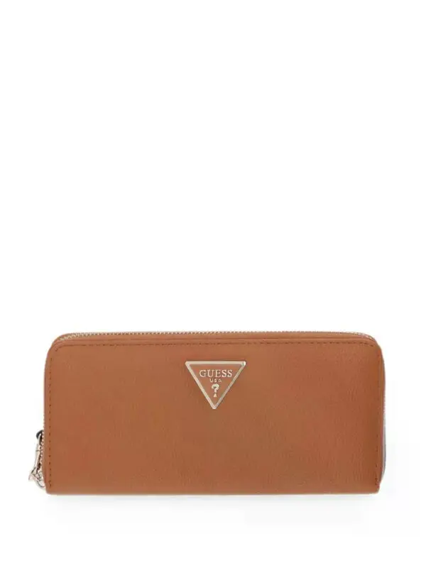 Guess Logo-plaque Wristlet Wallet