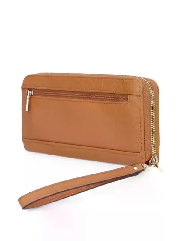 Guess Logo-plaque Wristlet Wallet