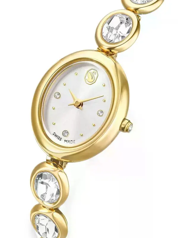 SWAROVSKI Crystal-embellished Oval Watch