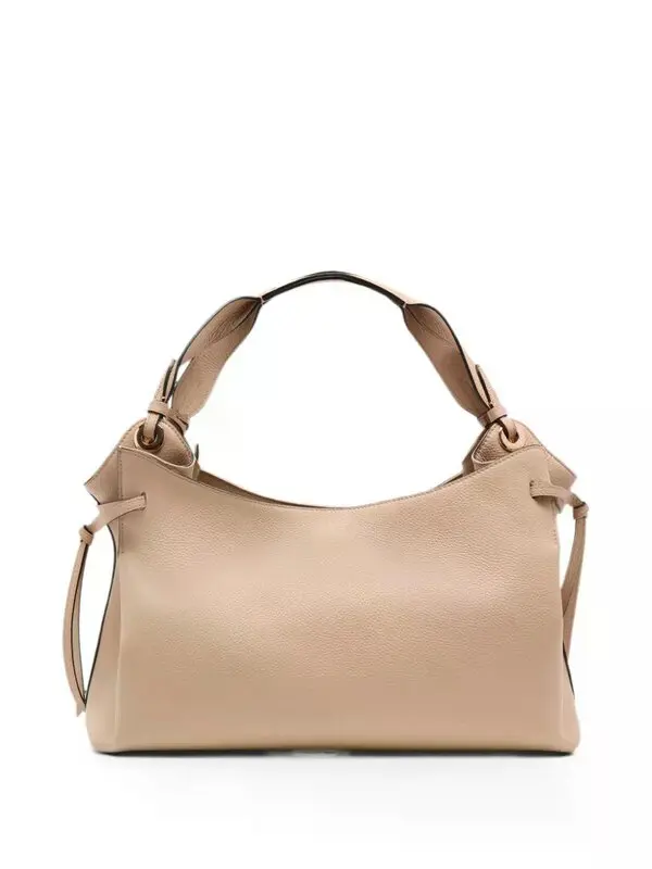 LANCEL Swann Leather Tote Bag - Neutrals