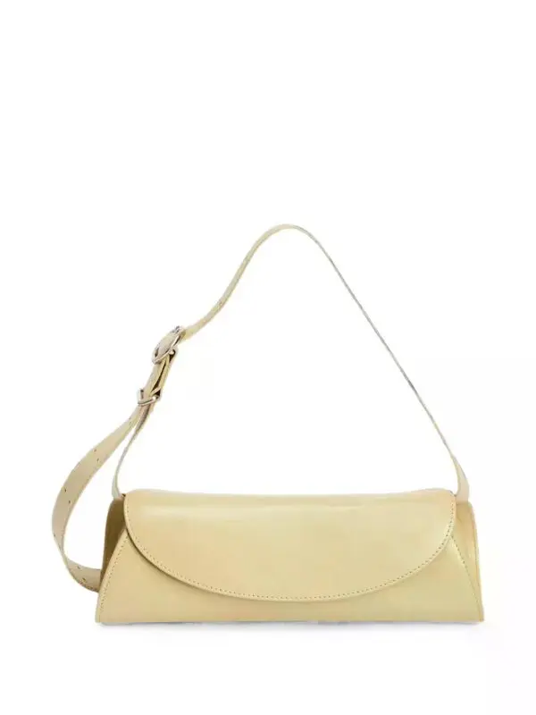 JIL SANDER Small Cannolo Leather Shoulder Bag