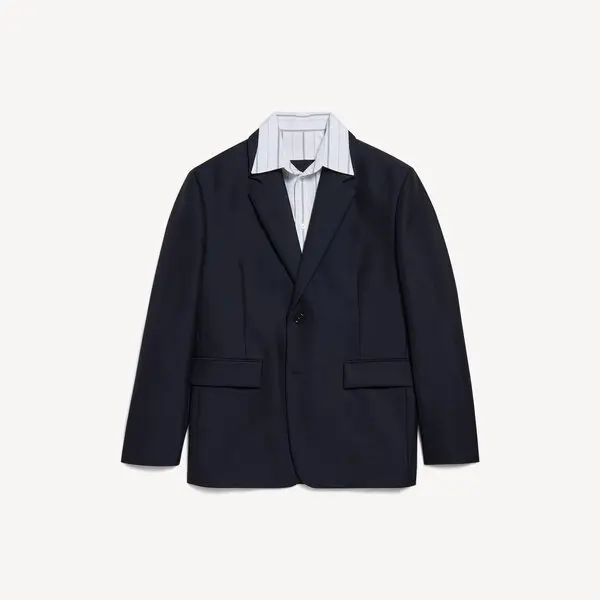 Balenciaga Hybrid Shirt Jacket - Blue