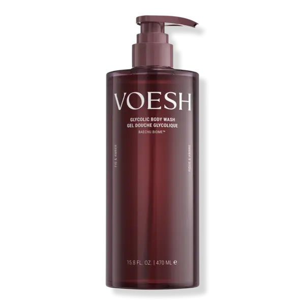 VOESH Exfoliating Glycolic Acid Body Wash For Soft Glowing Skin Fig & Amber - One-color