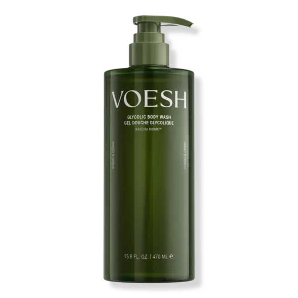VOESH Exfoliating Glycolic Acid Body Wash For Soft Glowing Skin Hinoki & Cedar - One-color