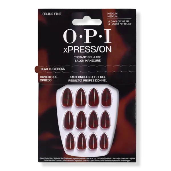 OPI Xpress/on Fall Press-on Nail Collection - Feline Fine
