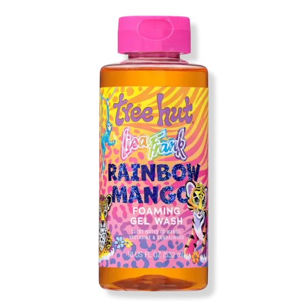 TREE HUT X Lisa Frank Rainbow Mango Foaming Gel Wash - One-color