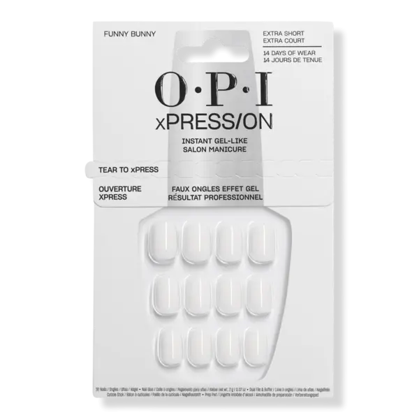 OPI Xpress/on Solid Color Press On Nails - Funny Bunny