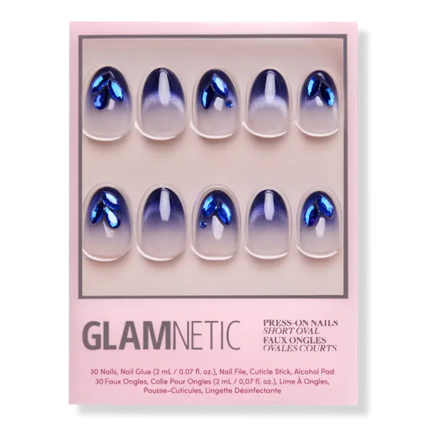GLAMNETIC Sapphire Press-on Nails - One-color