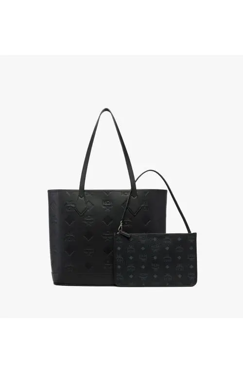 Mcm Medium New Liz Shopper In Embossed Monogram Leather