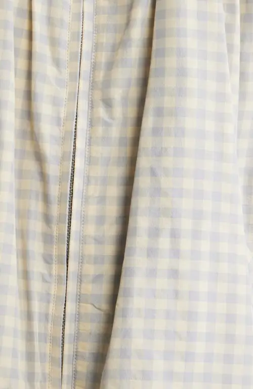 DAMSON MADDER Lailah Gingham Lightweight Bomber Jacket