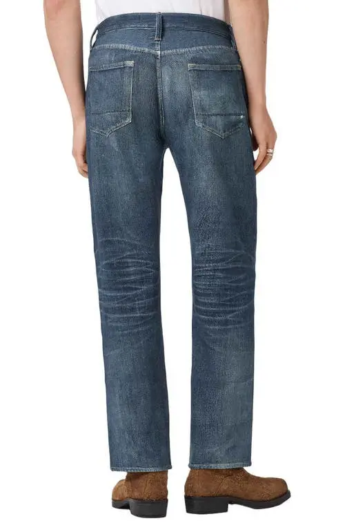 ALLSAINTS Bead Straight Leg Organic Cotton Trousers
