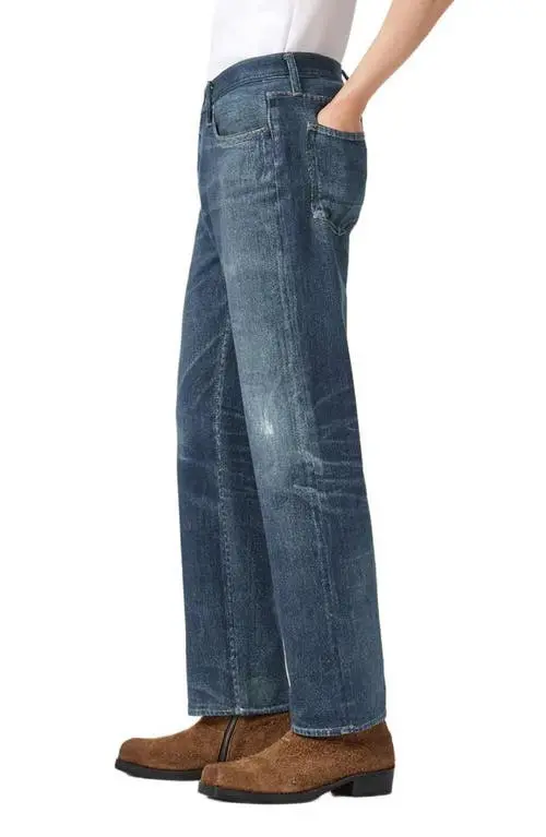 ALLSAINTS Bead Straight Leg Organic Cotton Trousers