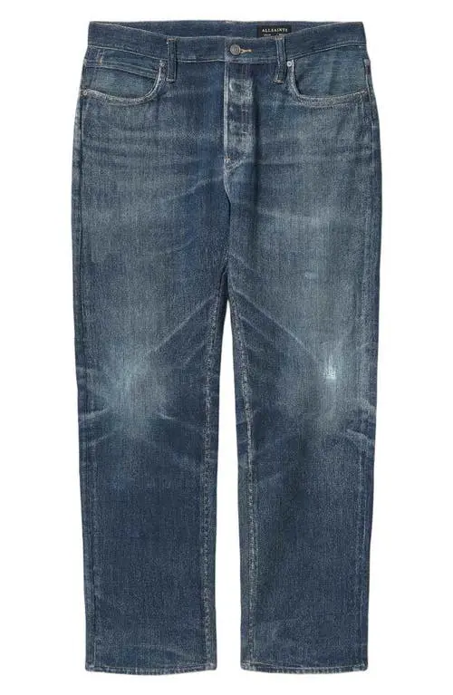 ALLSAINTS Bead Straight Leg Organic Cotton Trousers