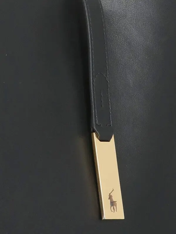 Polo Ralph Lauren Leather Hobo Bag - Black