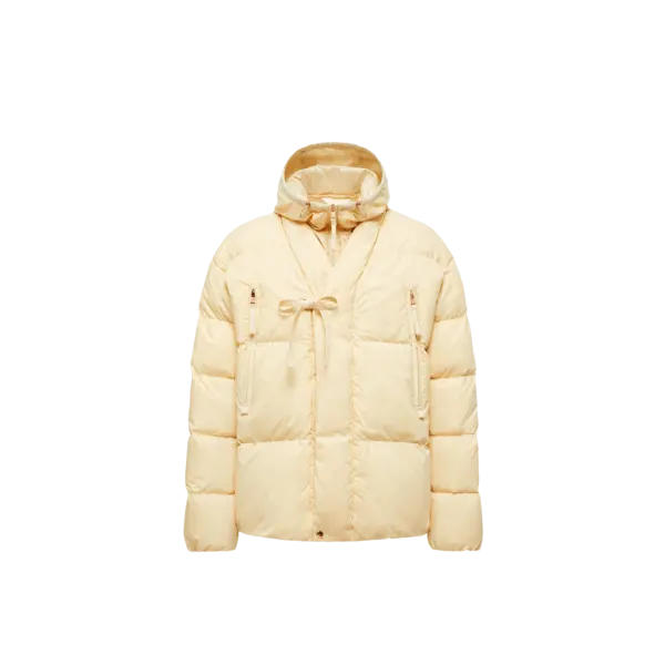 MONCLER X GILGA FARM DESIGNED BY DONALD GLOVER X Gilga Farm Donald Glover Tangelo Short Down Jacket - Yellow