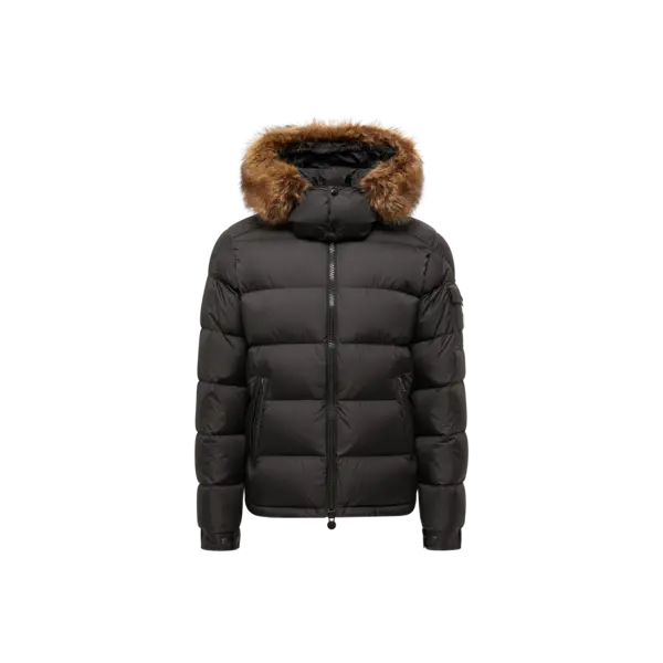 Moncler Mayaf Hooded Short Down Jacket - Black