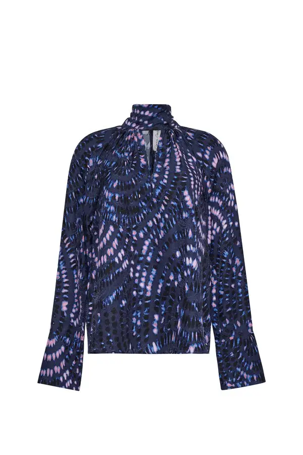 Cara Cara Sundance Blouse - Veneta Arc Navy