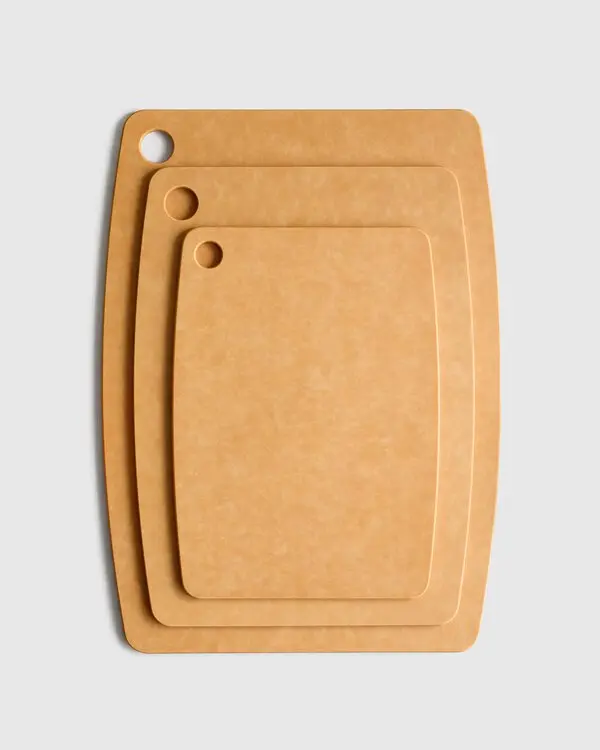 Quince Composite Wood Cutting Boards, Set Of 3 - Natural