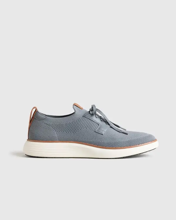 Quince Engineered Knit Derby Sneaker - Slate
