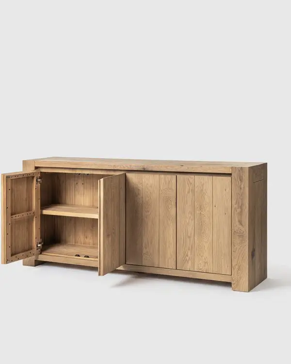Quince Reclaimed Oak Sideboard - Weathered Oak