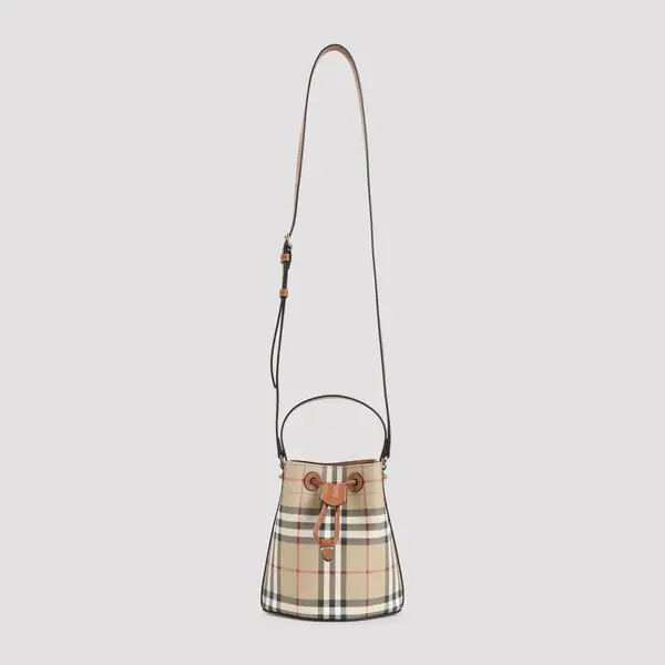 Burberry Drawstring Bucket Bag - Brown