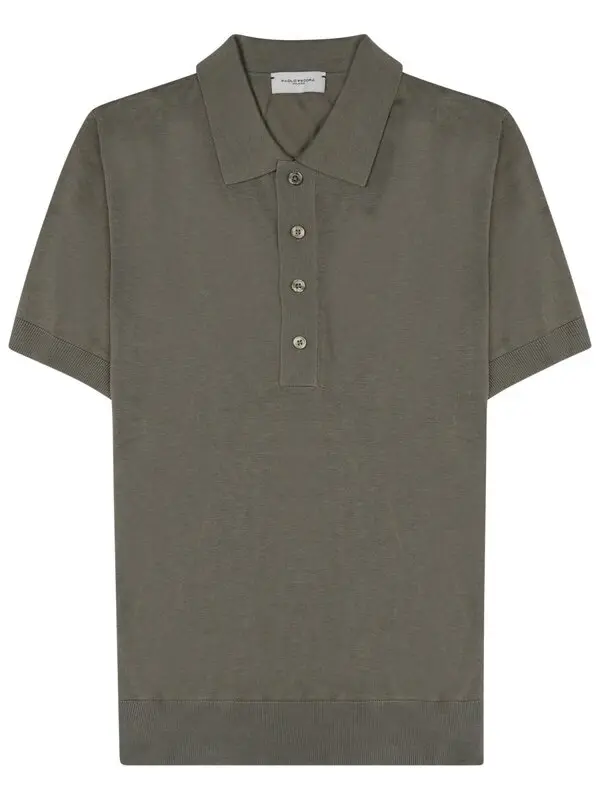 PAOLO PECORA MILANO Silk-cotton Polo Shirt