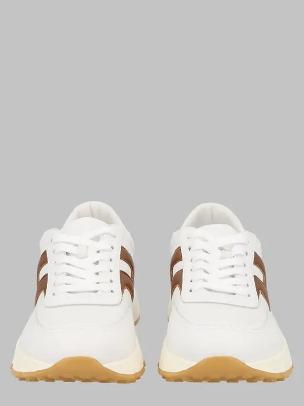Hogan Hyperlight Calfskin & Mutton Mini Sneaker - White