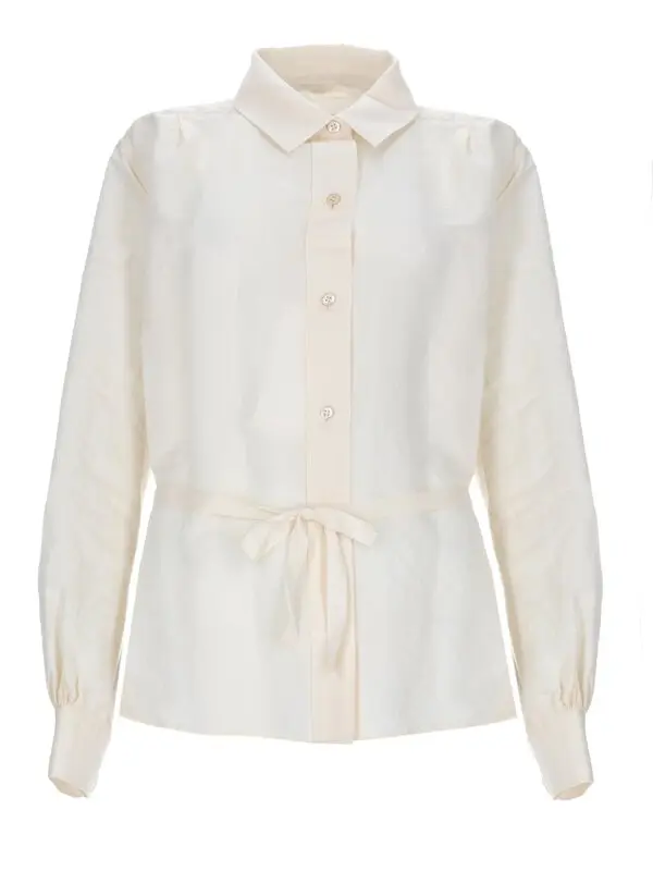 MAISON MARGIELA Silk-cotton Mini Skirt From Italy - Multicolour
